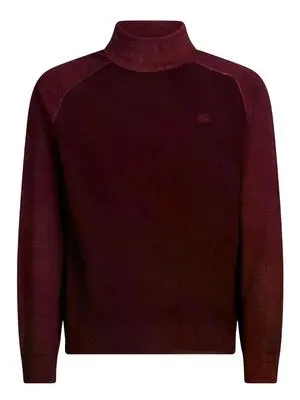 Etro Pegaso Logo Turtleneck Sweater - Red