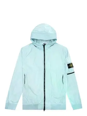 Stone Island Compass-badge Hooded Jacket - Blue