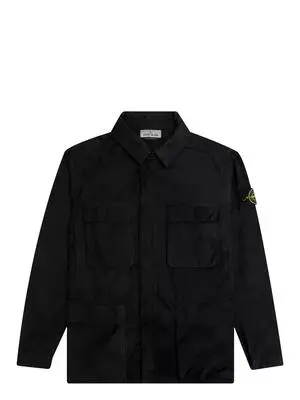 Stone Island Compass-badge Flap-pockets Jacket - Black