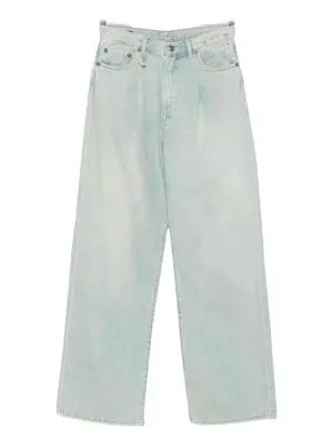 R13 Damon Pleated Jeans - Blue