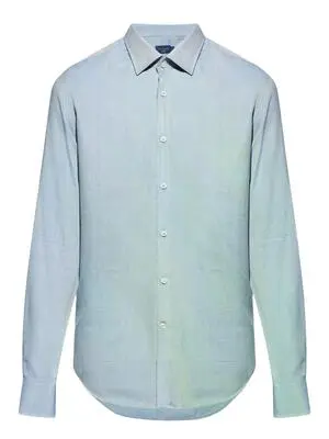 PAUL & SHARK Herringbone Cotton Shirt