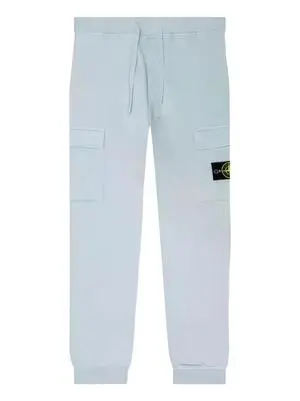 Stone Island Cargo-pocket Cotton Trousers - Blue