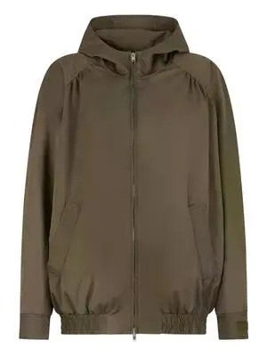 Marni Hooded Zip-up Jacket - Brown