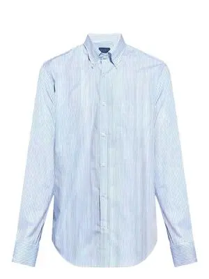 Paul & Shark Striped Button-down Shirt - Blue