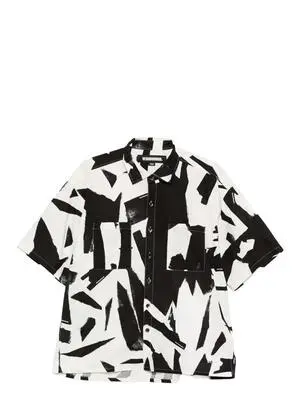 NEIGHBORHOOD Abstract-print Shirt - Neutrals