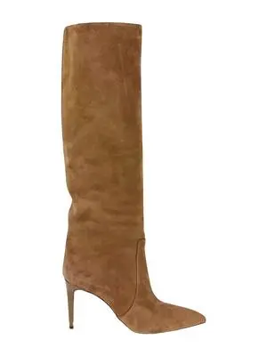 Paris Texas 85mm Suede Knee-high Boots - Brown