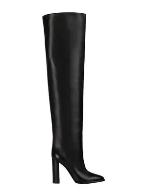 LE SILLA 110mm Elsa Block-heel Leather Boots - Black
