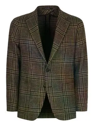 Tagliatore Checkered Two-button Jacket - Neutrals