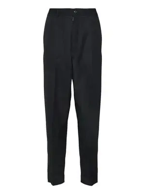 MAISON MARGIELA Front-crease Trousers - Black