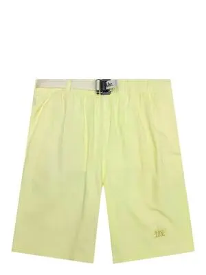 ADVISORY BOARD CRYSTALS Buckle-fastening Shorts - Yellow