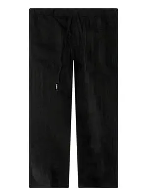 NAHMIAS Corduroy Striped Trousers - Black