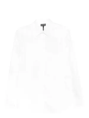 Emporio Armani Long-sleeve Cotton Shirt White