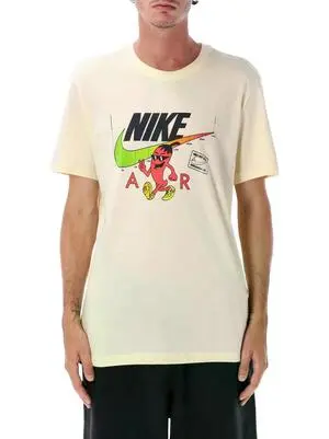 Nike Logo-print T-shirt - Neutrals
