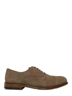 SOMMET Lace-up Cap-toe Oxford Shoes - Brown