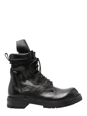 Rick Owens Army Biker Boots - Black