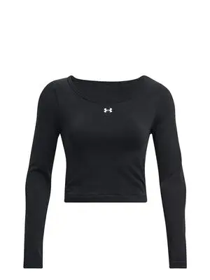 Under Armour Seamless Long-sleeve Compression Top - Black