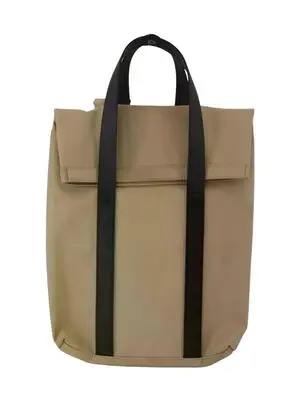 Rains Flap-pocket Backpack With Shoulder Straps - Neutrals