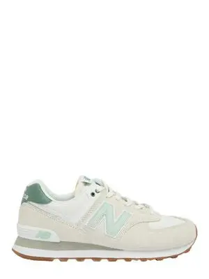 NEW BALANCE 574 Panelled Sneakers - Light Grey