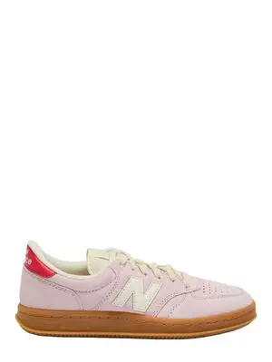 NEW BALANCE Ct500 Panelled Brushed Suede Sneakers - Pink