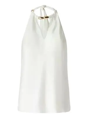 Pinko Halter-neck Blouse - White