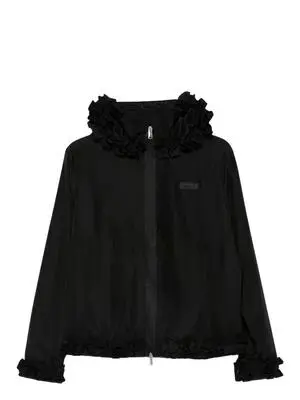 Coperni Pleated Ribbon Jacket - Black