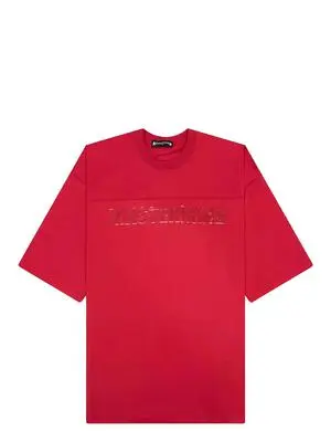 MASTERMIND WORLD Football Crew-neck T-shirt - Red