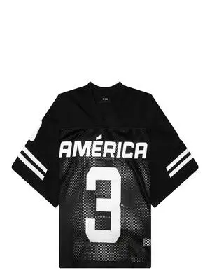 WILLY CHAVARRIA Mesh-panel Football Jersey - Black
