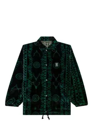 SOUTH2 WEST8 Deer-pattern Coach Shirt Jacket - Black