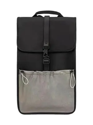 Rains Flap-pocket Backpack - Black