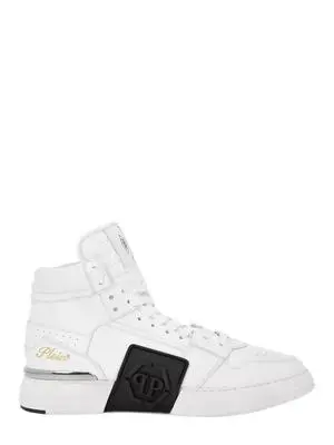 Philipp Plein Phantom Kicks High-top Sneakers - White