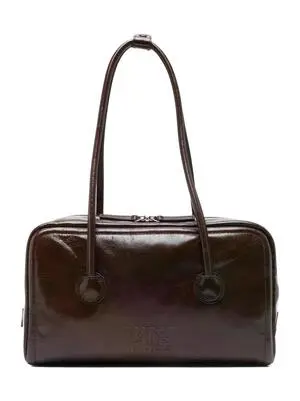 MARGESHERWOOD Boston Leather Shoulder Bag - Brown