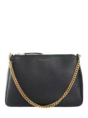 Tory Burch Perry Chain-strap Leather Shoulder Bag - Black