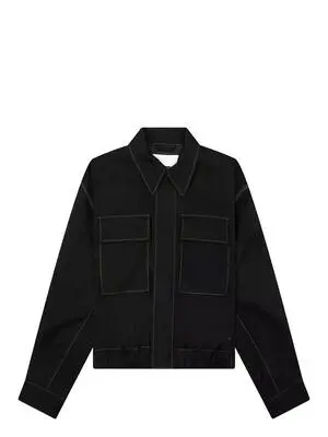 JIL SANDER Blouson Jacket - Black