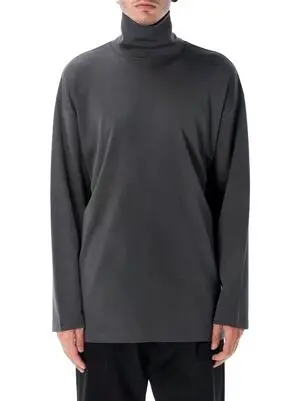 LEMAIRE Long-sleeve High-neck T-shirt - Grey