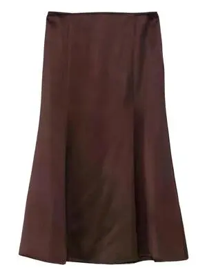 HERSKIND A-line Midi Skirt - Brown