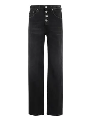 DONDUP Button-fly Jeans - Black