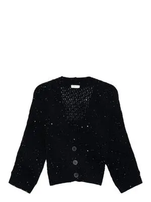 Peserico Sequin-embellished Cardigan - Blue