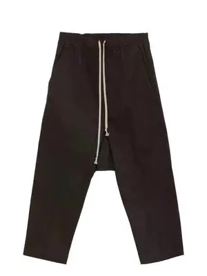Rick Owens Cropped Track Pants - Brown
