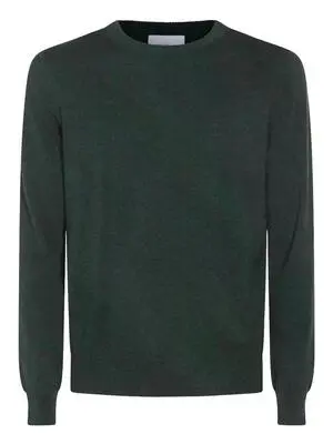Malo Crew-neck Cashmere Sweater - Green