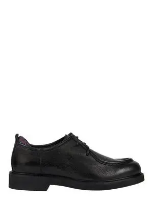 Etro Leather Lace-up Derby Shoes - Black