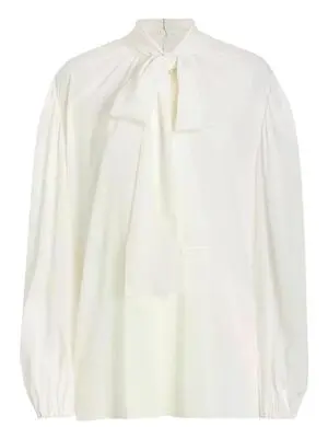 Dolce & Gabbana Bow-detailed Shirt - White