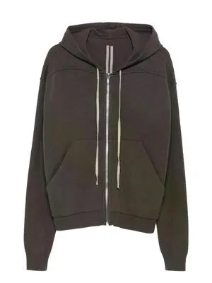 Rick Owens Zip-up Hoodie - Brown