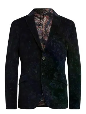 Etro Paisley-jacquard Jacket - Blue