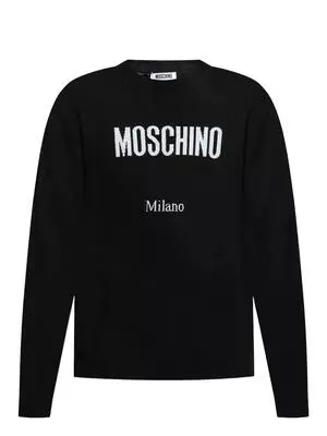 Moschino Milano-logo Sweater - Black