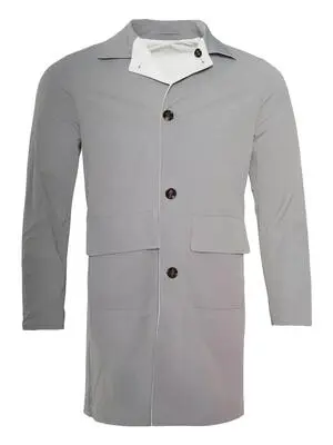 Kiton Reversible Single-breasted Coat - Grey