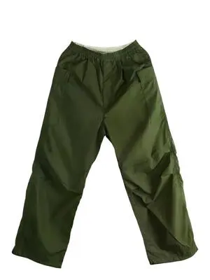 Nanamica Elastic-waist Cargo Trousers - Green