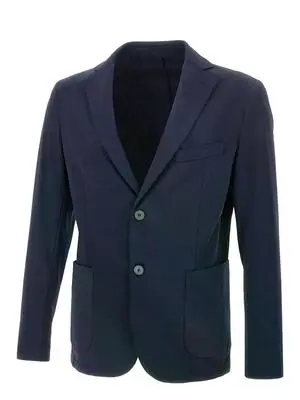 DIKTAT Two-button Patch-pocket Blazer - Blue