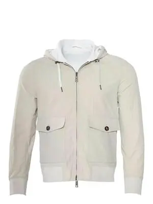 Kiton Jeff Reversible Hooded Jacket - Neutrals