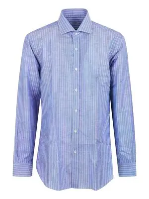 BUONAMASSA Striped Cotton Shirt