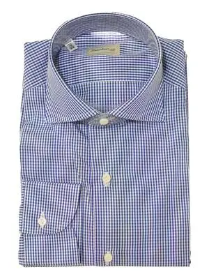 SARTORIO NAPOLI Gingham-check Cotton Shirt